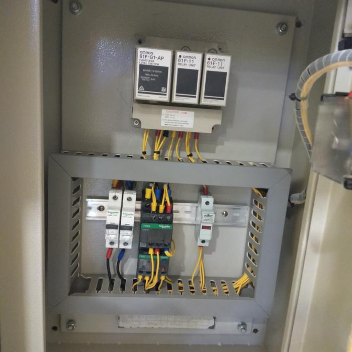 Jual panel Pump 1phase automatis WLC 2 control box dobble pintu outdoor ...