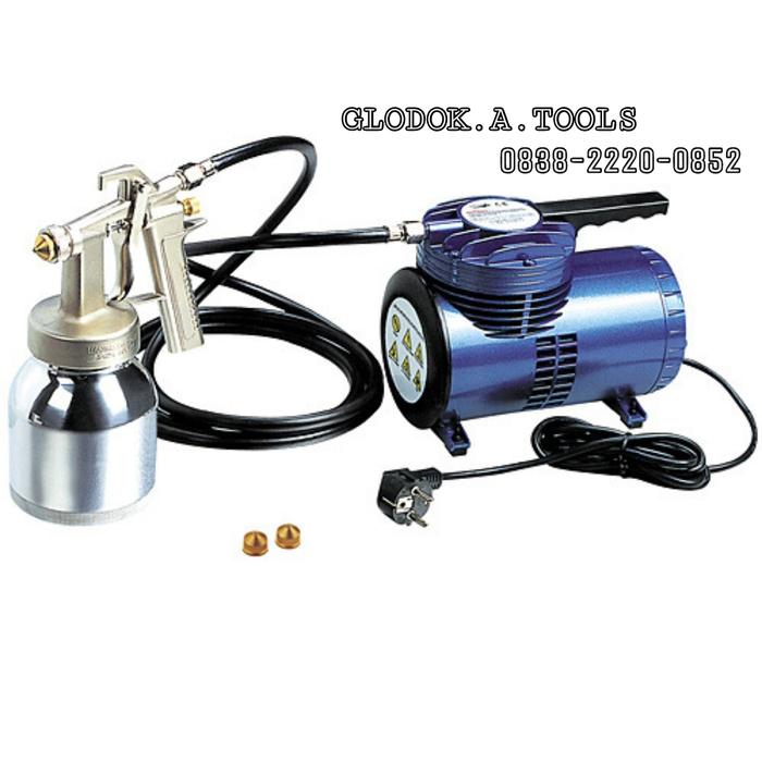 Jual Spray Gun Kit Set Alat Semprot Cat dan Kompresor Komplit - Jakarta ...