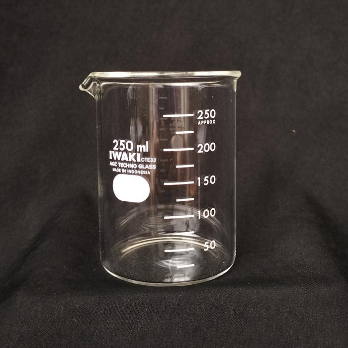Jual Beaker glass iwaki Low Form 250 ml / gelas kimia - Kota Surabaya ...