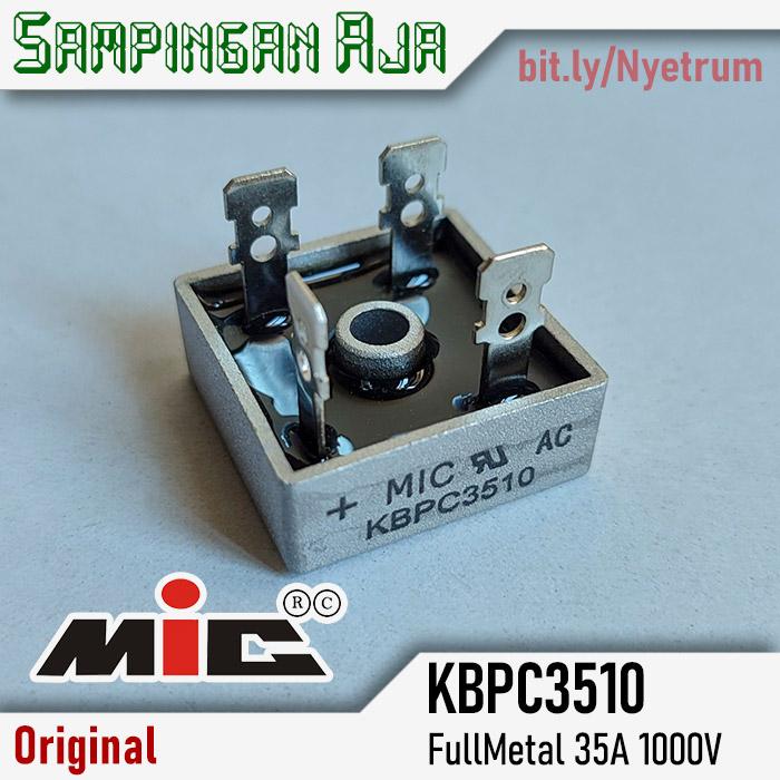 Jual Dioda Bridge KBPC3510 MIC 35A 1000V Full Metal - Kab. Cilacap ...