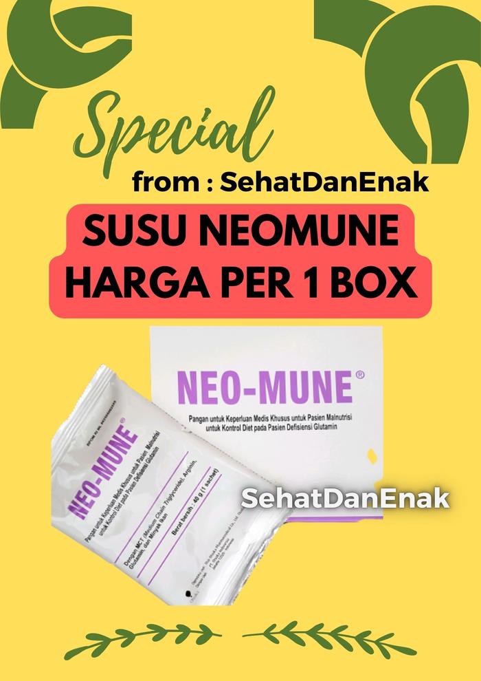 Jual NEOMUNE NEO-MUNE PER BOX! SUSU NEOMUNE 40 GRAM VANILA SUSU IMUNITAS - Jakarta Timur ...