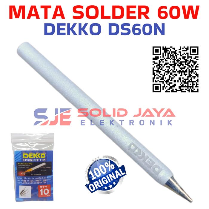 Jual MATA SOLDER DEKKO 60W TIP PAKU DS60N SOLDERING DEKO ASLI ORIGINAL ORI - Kota Tangerang ...