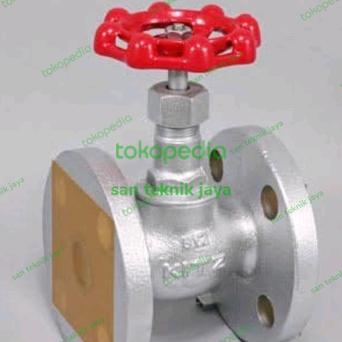 Jual Globe valve kitz 2" inch steam JiS 10k Cast iron - Jakarta Barat - san teknik jaya | Tokopedia