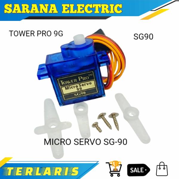 Jual MOTOR MICRO MINI SERVO POWER PRO SG90 SG-90 ARDUINO SG 90 PLASTIC - Kab. Bogor - SARANA ...
