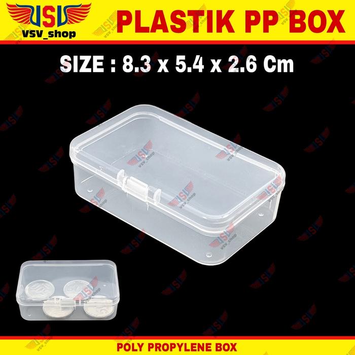 Jual Kotak Penyimpanan Box Plastik Kecil PP Case Small Plastic Storage ...