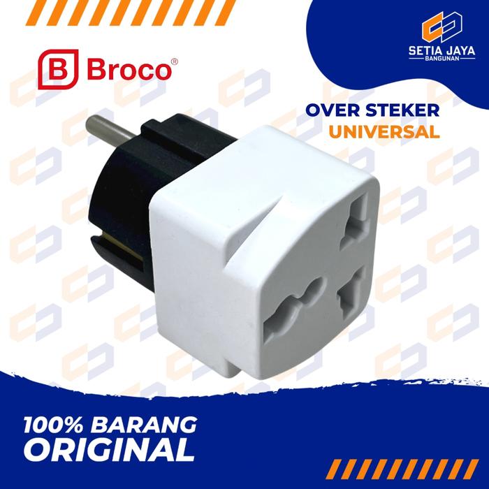 Jual Over Steker / Colokan 3 Ke 2 Broco Universal / Serbaguna ...