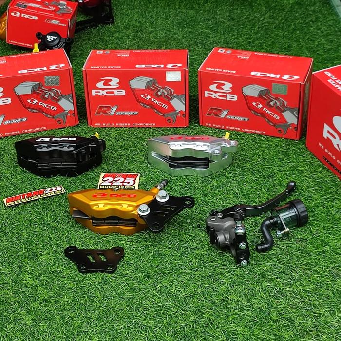 Jual paket master rem RCB S1 kaliper 4P & breket R15 V3 R15 V4 R25 NINJA FI - Jakarta Utara ...