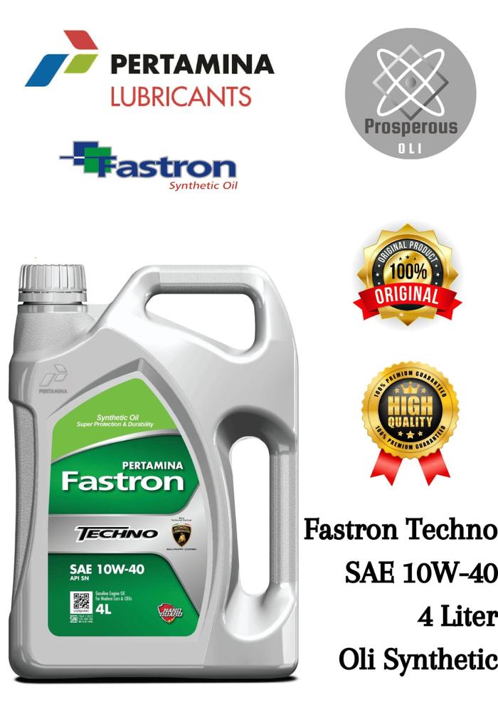 Jual Oli FASTRON TECHNO 10W-40 (4 LITER) OLI FASTRON TECHNO - Oli ...