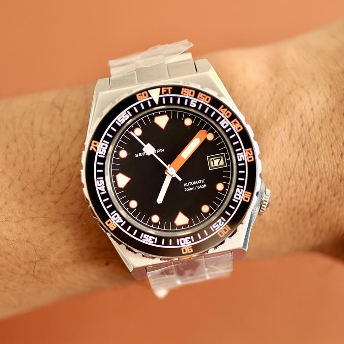 Jual Seestern Vintage DOXA HOMAGE 600T Black dial ceramic bezel - Kota ...