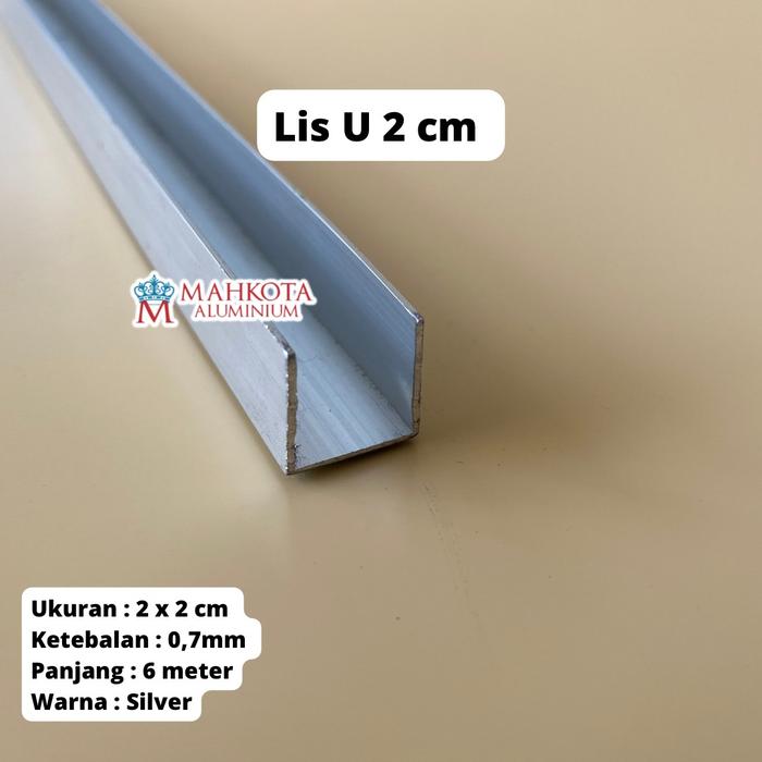 Jual LIS U ALUMUNIUM 2 CM - Kab. Kudus - MAHKOTA ALUMINIUM KUDUS ...