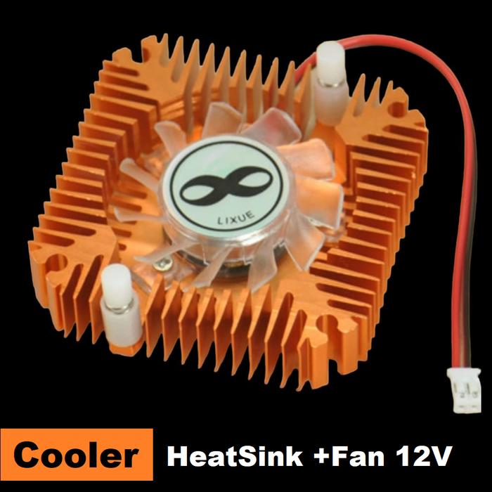 Promo Cooler Heatsink Fan Kipas Pendingin Vga Processor Cpu Amplifier