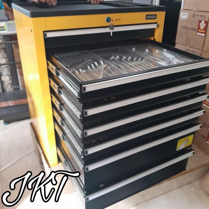 Jual Toolkit set 211pcs ORI smato Tool box cabinet 7 Drawer SM TS221 - Jakarta Utara - JKT ...