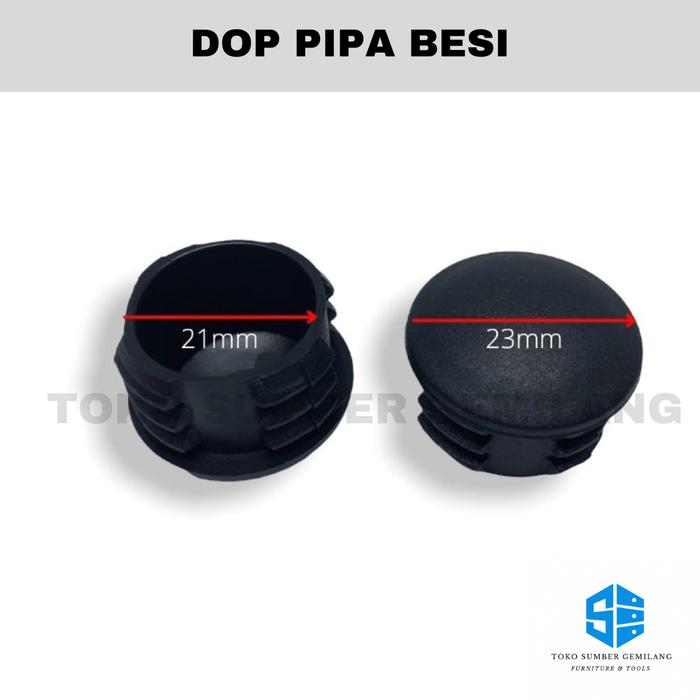Jual Dop Pipa Besi / Dop Pipa / Alas Kaki Kursi / Kaki Meja / Dop 1 ...