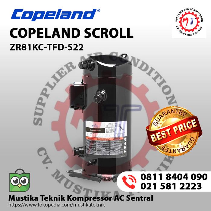 Jual COPELAND SCROLL ZR81KC-TFD-522 | Kompresor Copeland Scroll - Jakarta Barat - Mustika Teknik ...