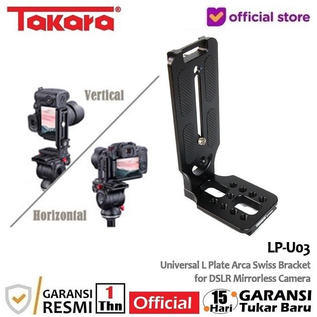 Jual Takara LP-U03 Universal L Plate Bracket for DSLR Mirrorless Camera ...
