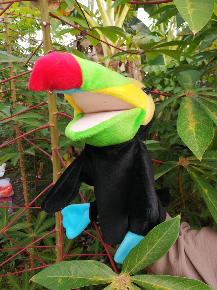 Promo Hand Puppet Muppet Burung Toucan Muppet Burung Kakak Tua Burung ...