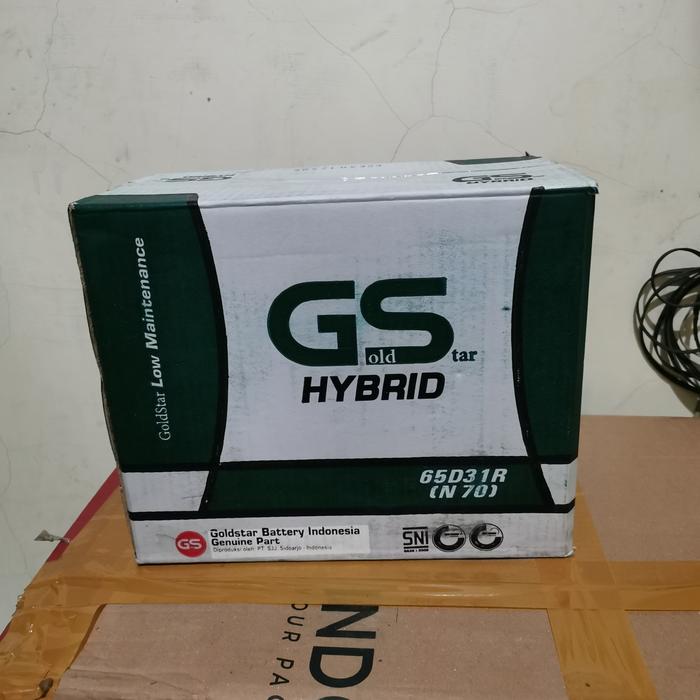 Jual AKI BATERAI BASAH GS GOLDSTAR HYBRID N70/65D31R 70AH PANTHER ...