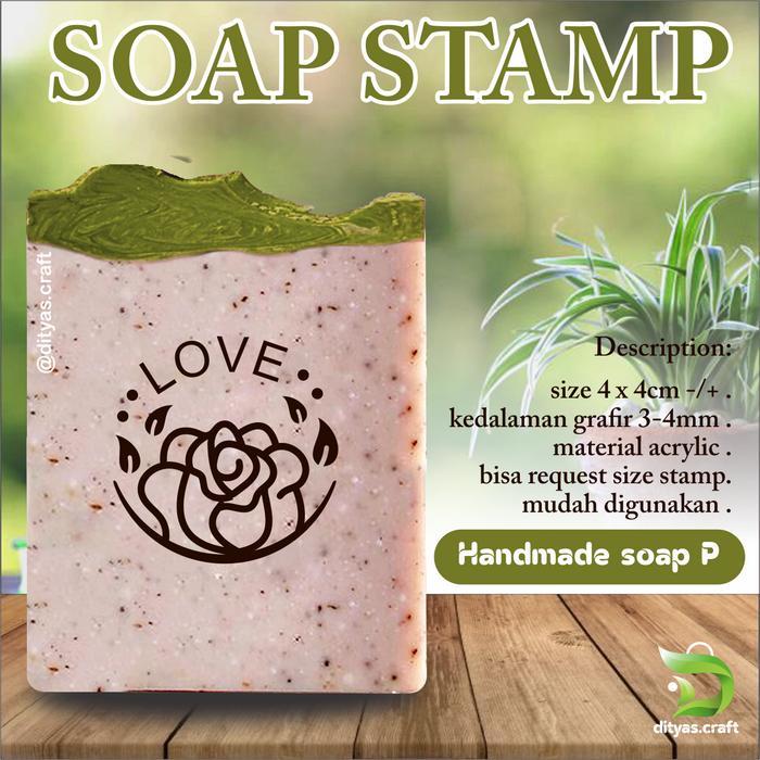 Jual soap stamp / stempel sabun / handmade soap code P - Kota Bandung ...