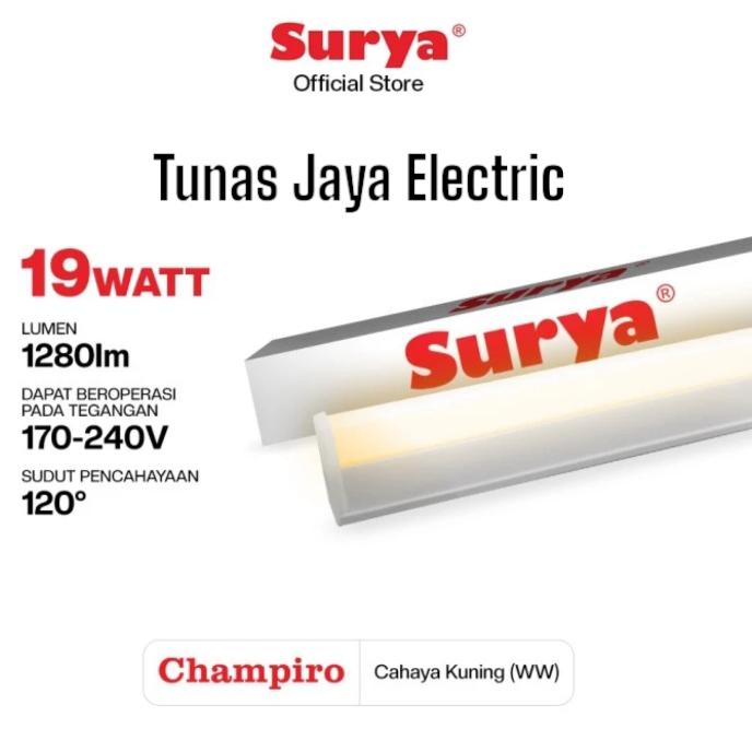 Jual Lampu Neon T5 LED (115,5cm) 19 Watt SURYA (GARANSI 1 Tahun ...