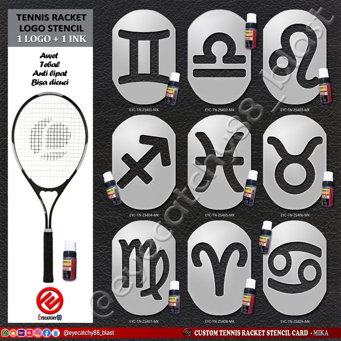 Jual Tennis Custom Logo - Cetakan Raket / Logo Raket/ Logo Tenis - Mika ...