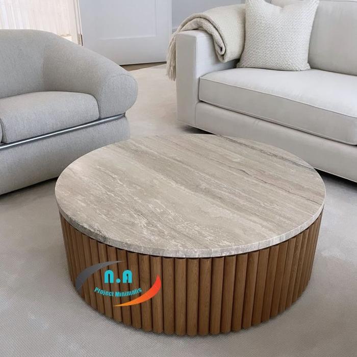 Jual meja tamu marmer,meja tamu minimalis kayu jati top marmer,cofee ...