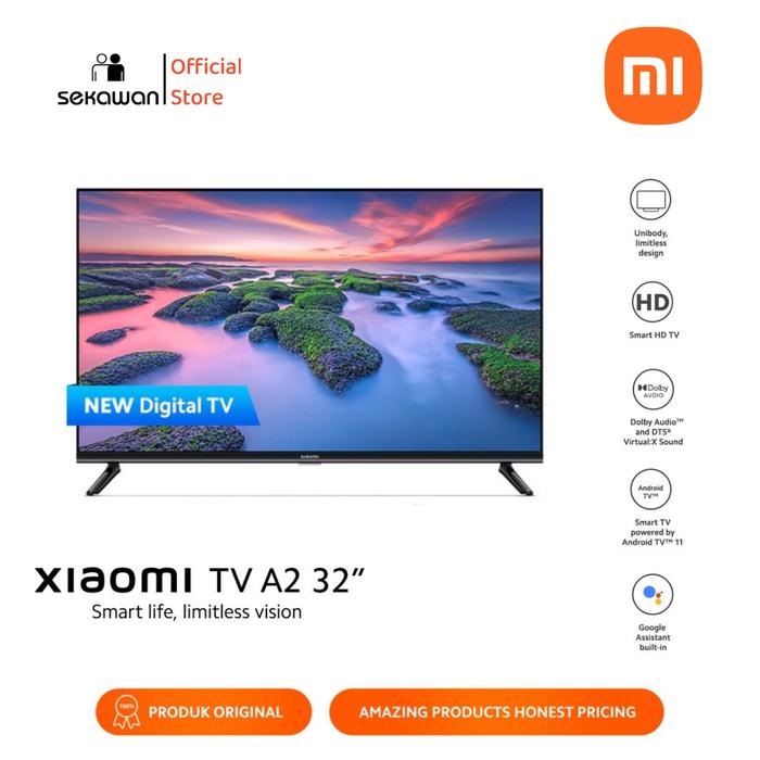 Jual Xiaomi TV A2 32 Inch Smart TV Android Digital TV - Kota Padang ...