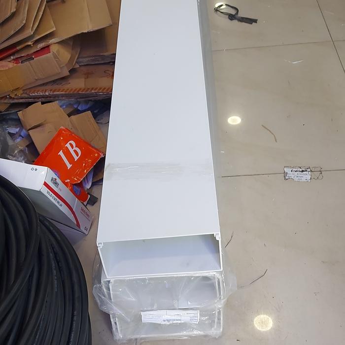 Jual trunking kabel Duct Putih 100 x 200 mm +tutup pvc - Jakarta Pusat ...
