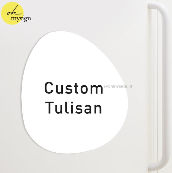 Jual Tulisan Custom Sign Board Akrilik Tempel Dinding Papan Acrylic ...