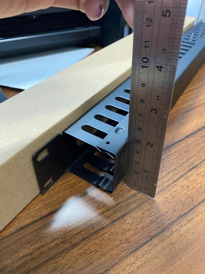 Jual Murah Wire Cable Management 1u Besi / Wiring 1u metal Black ...