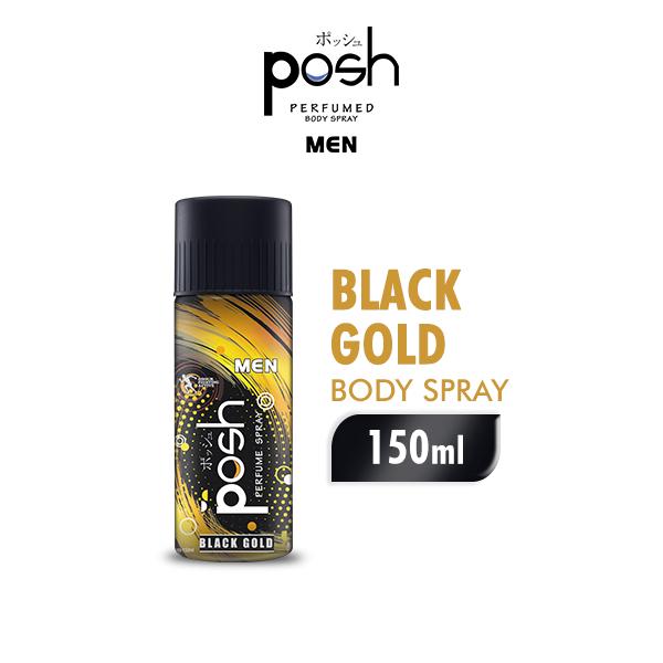 Promo Posh Men Perfumed Spray Black Gold 150Ml - - Wings Official Store ...
