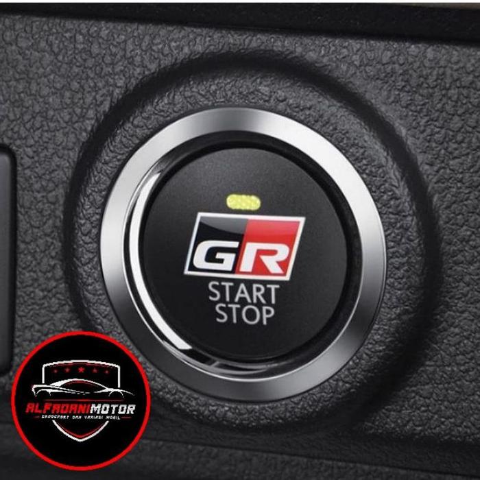 Jual Sticker stiker emblem logo GR SPORT start stop engine ORIGINAL ...