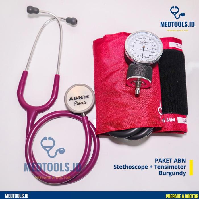 Jual Stethoscope ABN Classic + Tensimeter ABN Spectrum [PAKET ABN ...