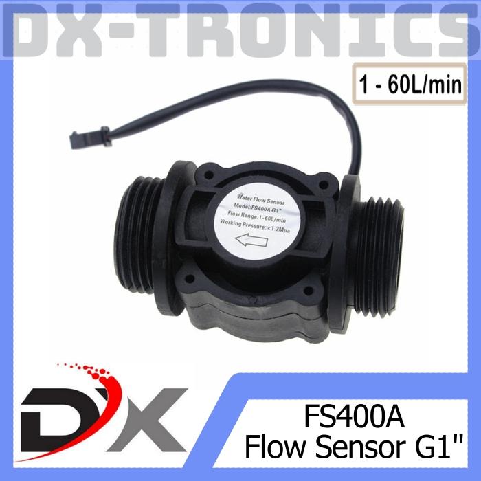 Jual Water flow sensor G1" FS400A Liquid Flow Sensor 1" 1 Inch ...