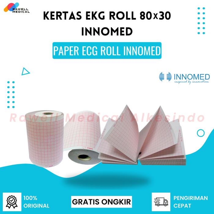 Jual Kertas EKG 80x30 Innomed / ECG Paper Roll 80x30 - Kab. Tangerang ...