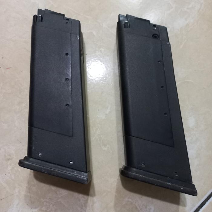 Jual 2pcs mag magazine green gas gbb g21 marushin shell ejecting ...