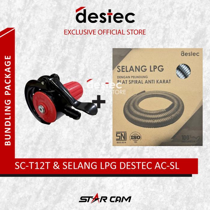 Promo Paket Bundling Regulator SC-T12T dan Selang LPG Destec AC-SL ...