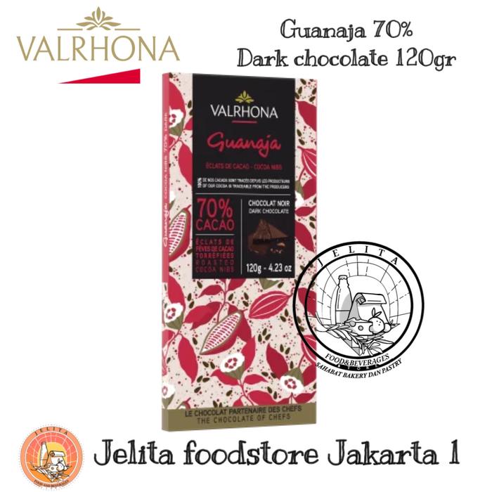 Jual Valrhona Guanaja Grue 70% Dark chocolate 120gr - coklat hitam ...
