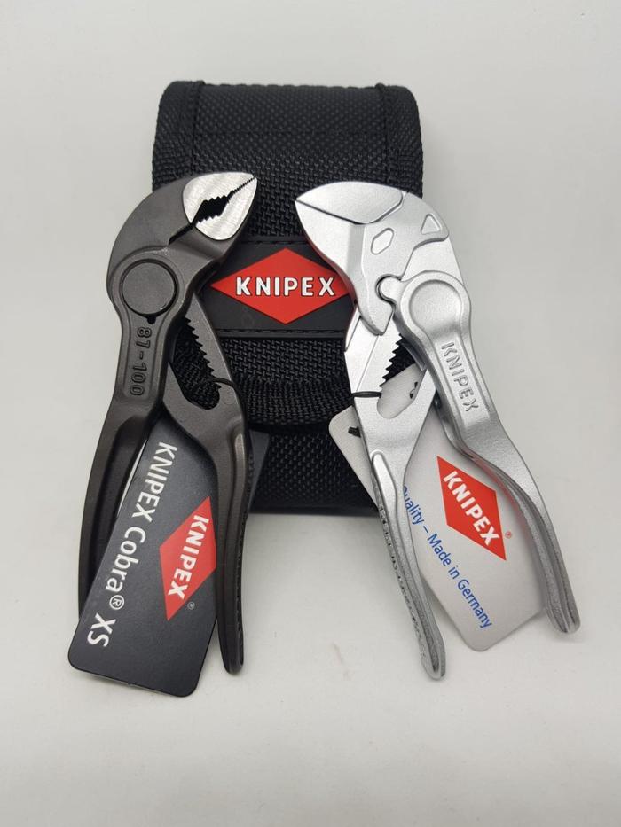 Jual Tang Mini KNIPEX 00 20 72 V04 XS Pliers set XS in tool belt pouch ...