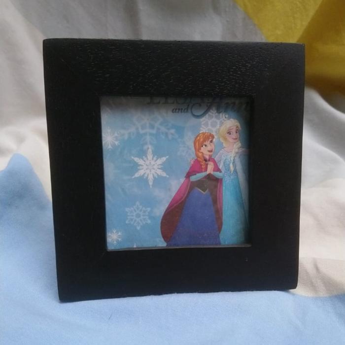 Jual PIGURA KAYU FRAME FOTO KAYU ukuran mini imut ESTETIK - Kota ...