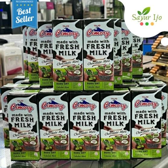 Jual CIMORY Susu UHT Choco Mint 250 ML Fresh Milk Susu Sapi Segar ...
