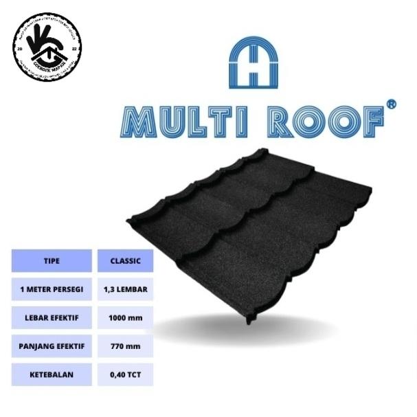 Jual genteng metal pasir multiroof diamond black - Kab. Sleman ...
