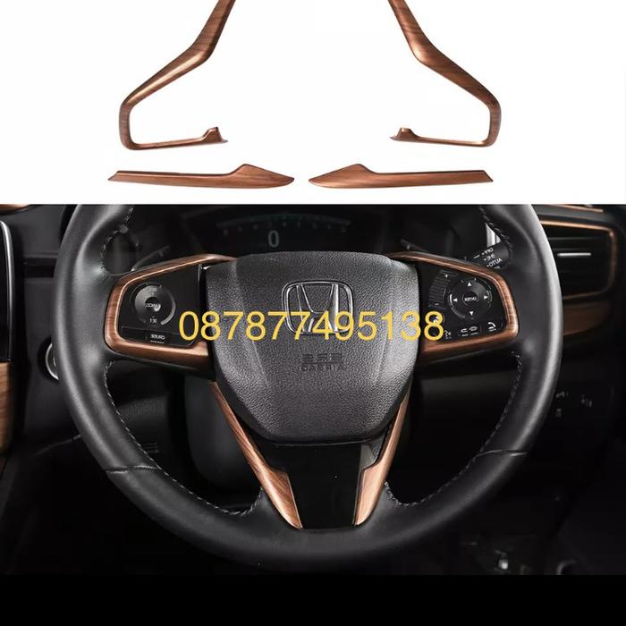 Jual Panel steer wood CRV RW Turbo gen5 2017-2022 accesories interior ...
