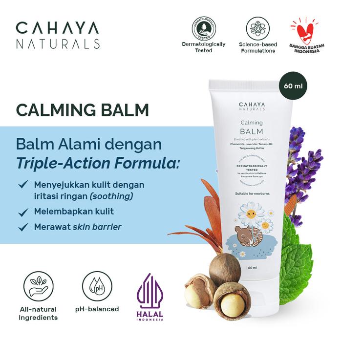 Promo Calming Balm (Eczema & Rash Cream) 60 ml Cahaya Naturals ...