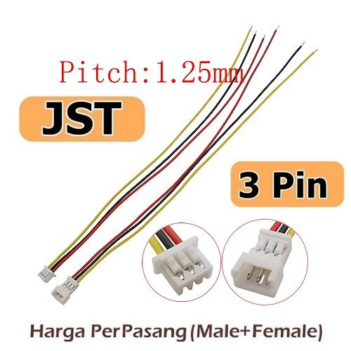 Jual Kabel Connector Mini Micro JST 1.25mm 1.25 Plug Cable Male Female ...