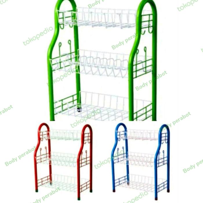 Jual Rak piring besi dragon susun 3 model tiang - Jakarta Timur - Body ...