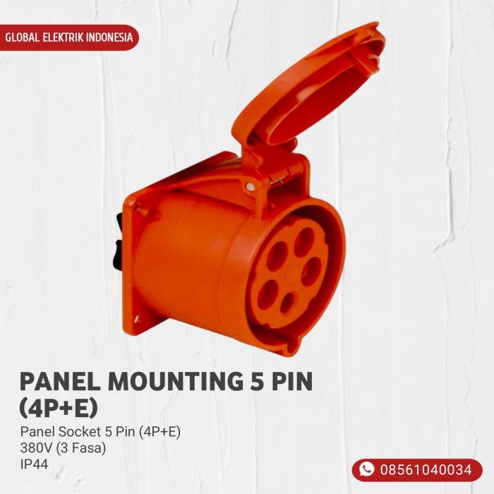 Jual Panel Mounting Soket 5 Pin 32A Stop kontak Genset CEE 325 FORT - Jakarta Barat - Global ...