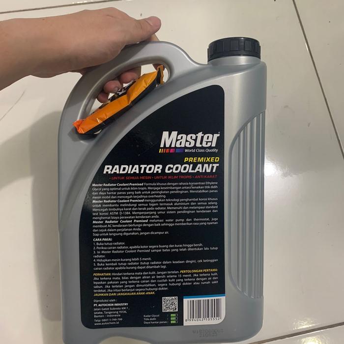 Jual Master Radiator Coolant Premixed Merah/Hijau Galon 4 Liter - Merah ...