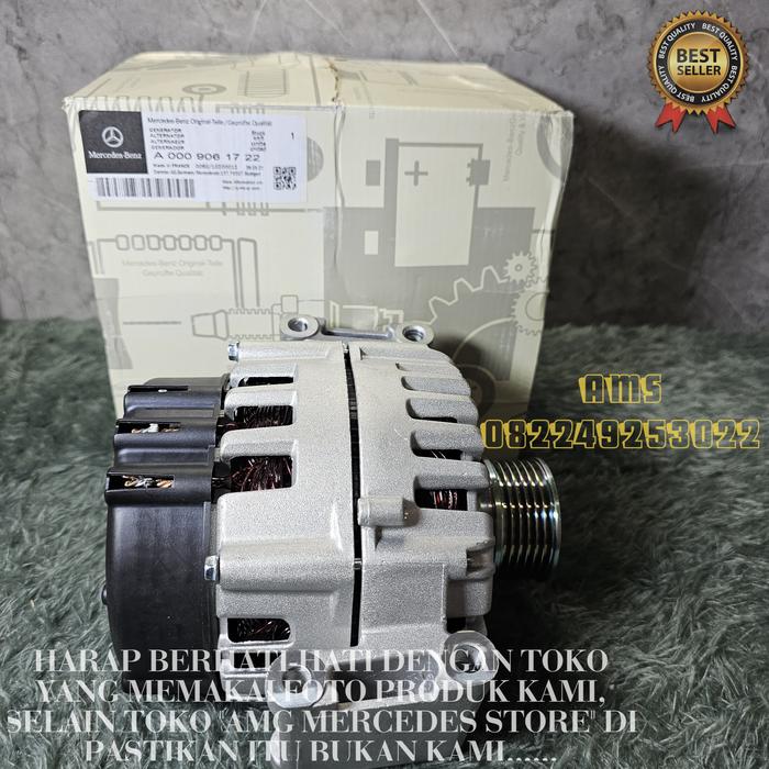 Jual A0009061722 DINAMO ALTERNATOR AMPERE MERCEDES BENZ W205 C200 ...