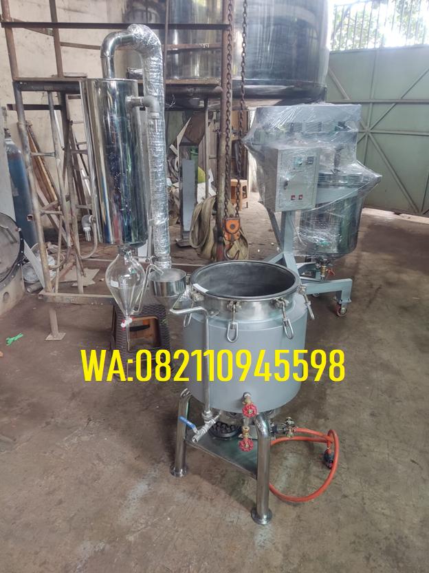 Jual Destilasi Minyak / Mesin Penyulingan Minyak Atsiri Kapasitas 5kg ...