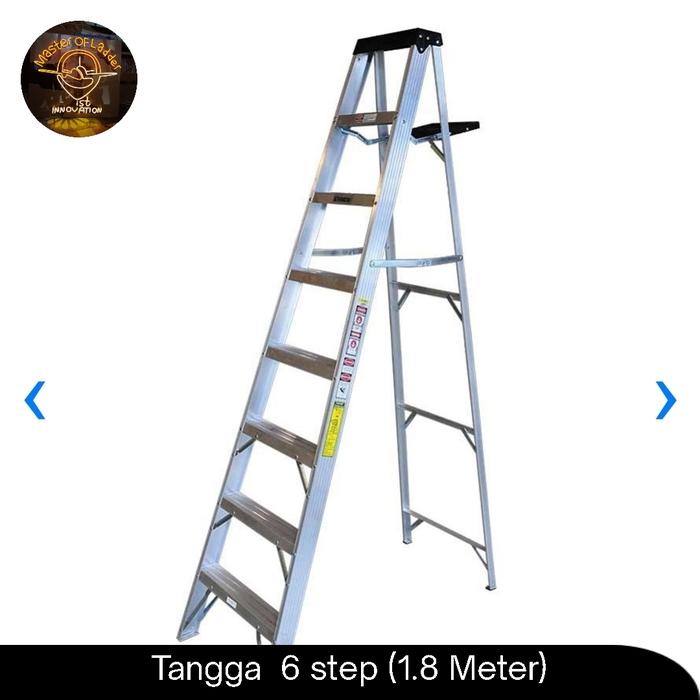 Jual Tangga Lipat Aluminium 1,8 Meter Industrial Krisbow Tangga Mall ...